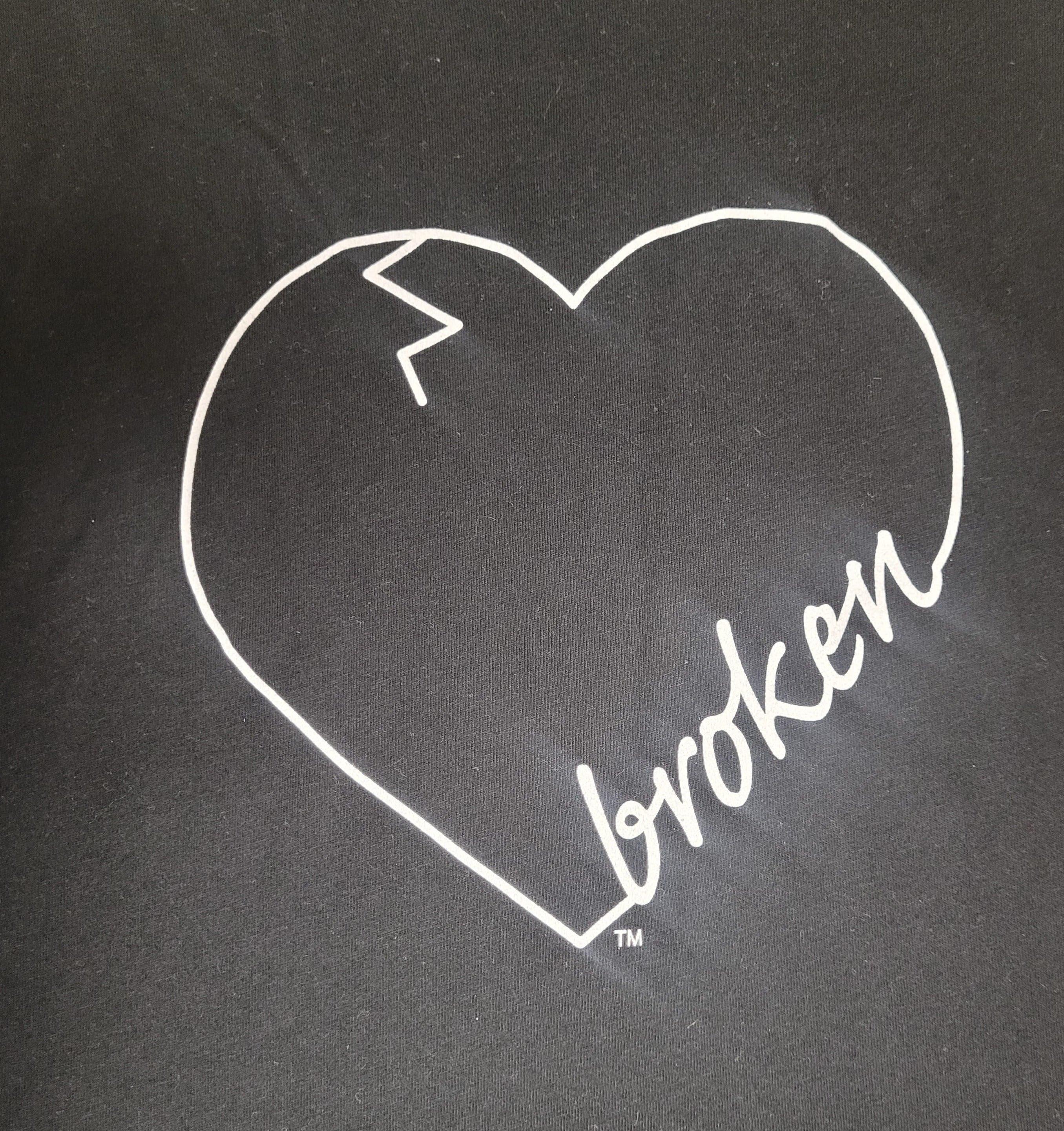 "Broken Heart" Hoodie – Grief Wear | Wear Your Heart on Your Sleeve